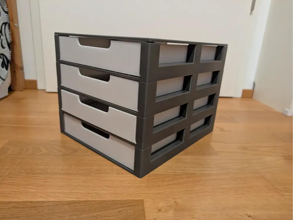 Stackable Modular Organizer // Drawers - Free 3D Print Model - MakerWorld
