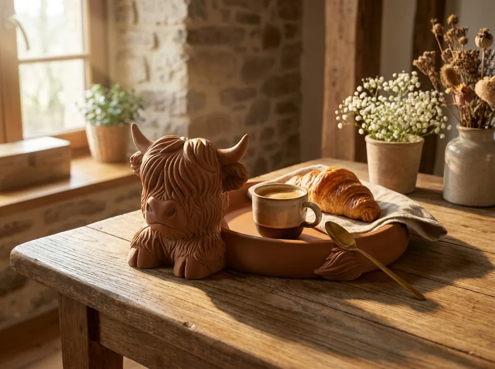 Highland Cow Tray Organizer | Cute & Useful - Free 3D Print Model ...