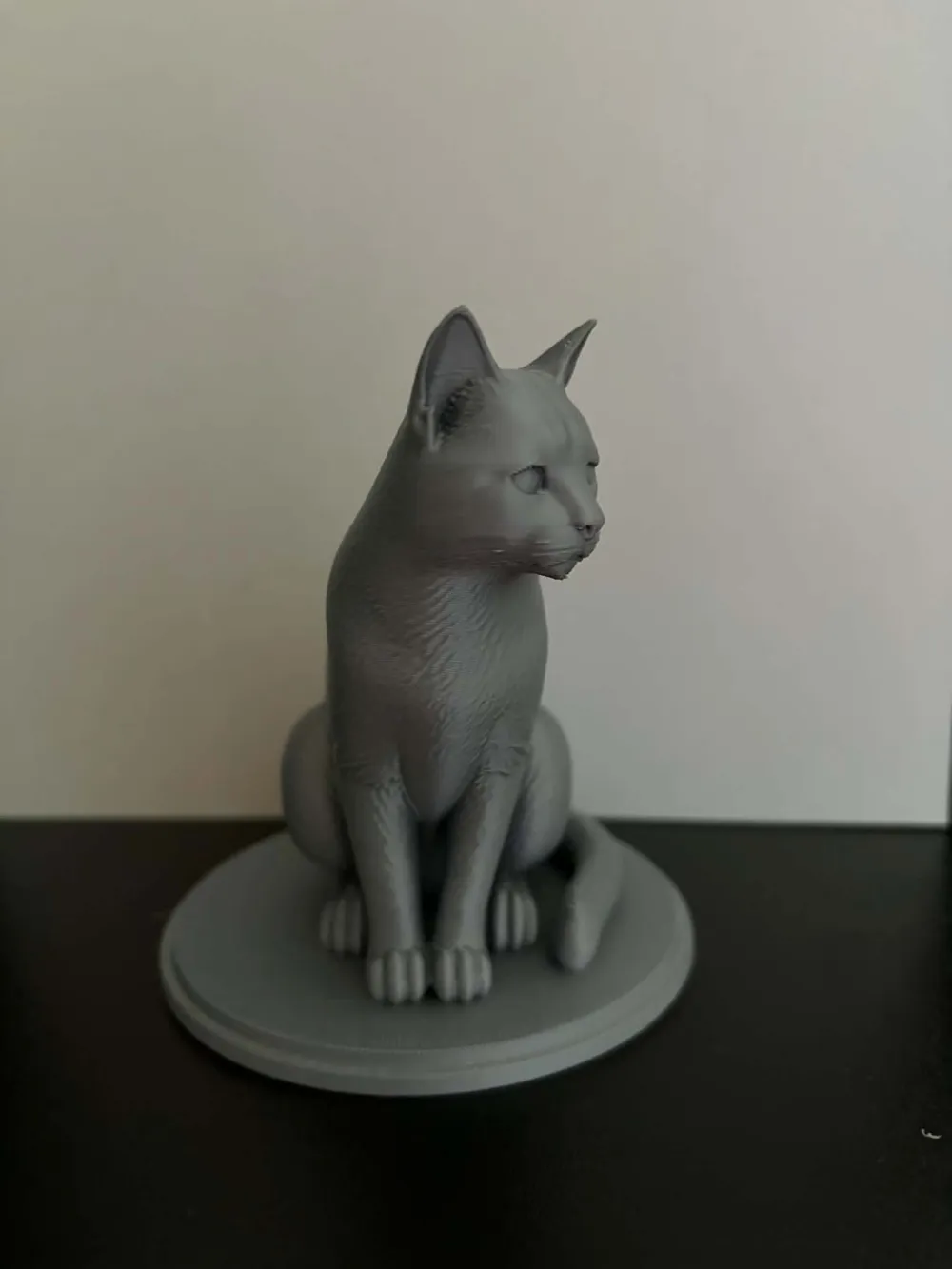 Elegant Cat Statue – Minimalist 3D Printable Decor - Free 3D Print ...