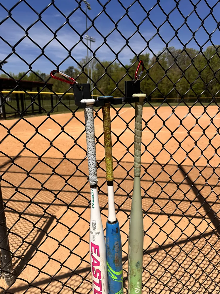 Baseball/Softball Bat Holder - Fence Mount by firemedic1563 MakerWorld ...