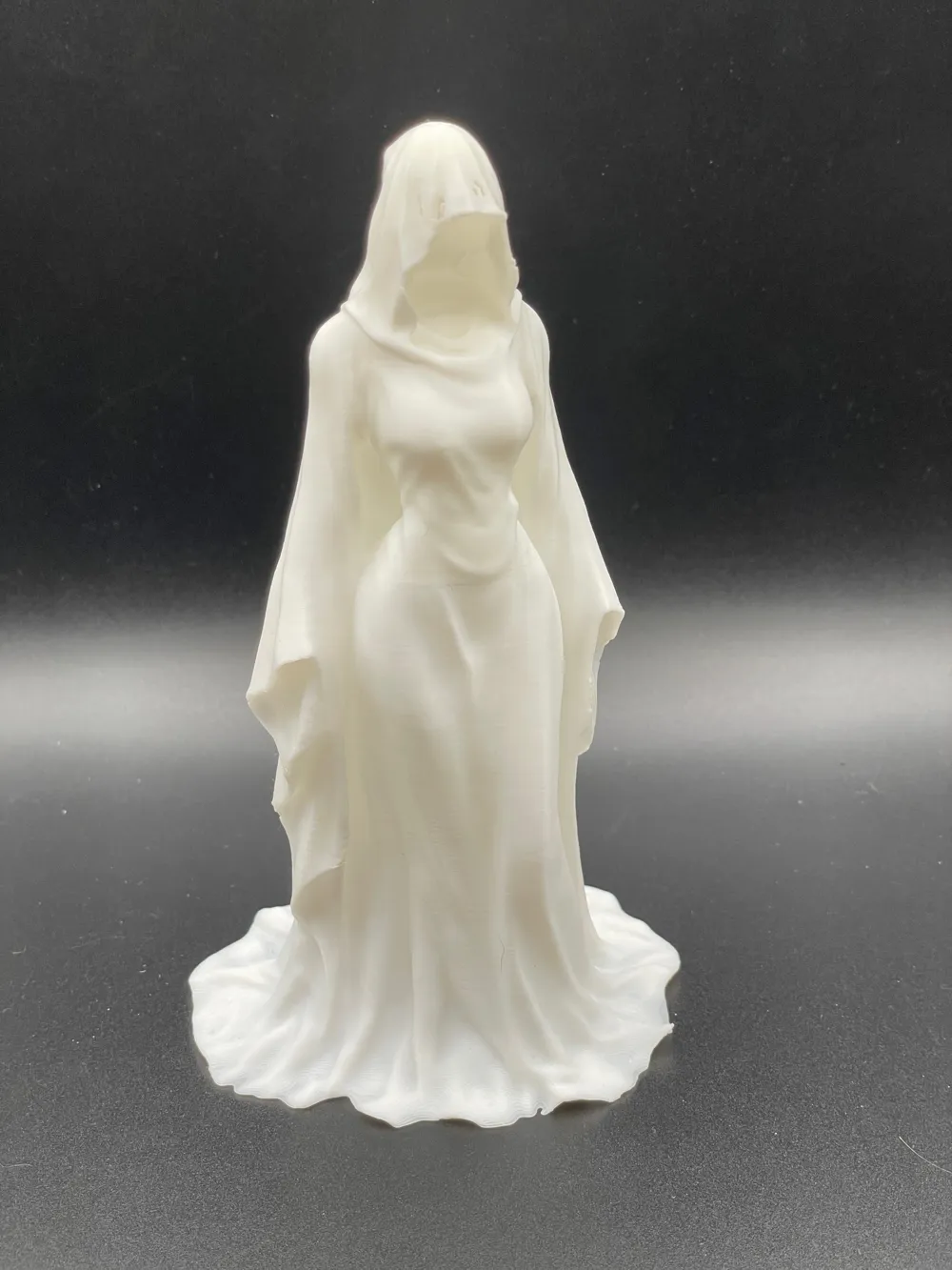 Ghost Lady in white - halloween decoration - Free 3D Print Model ...