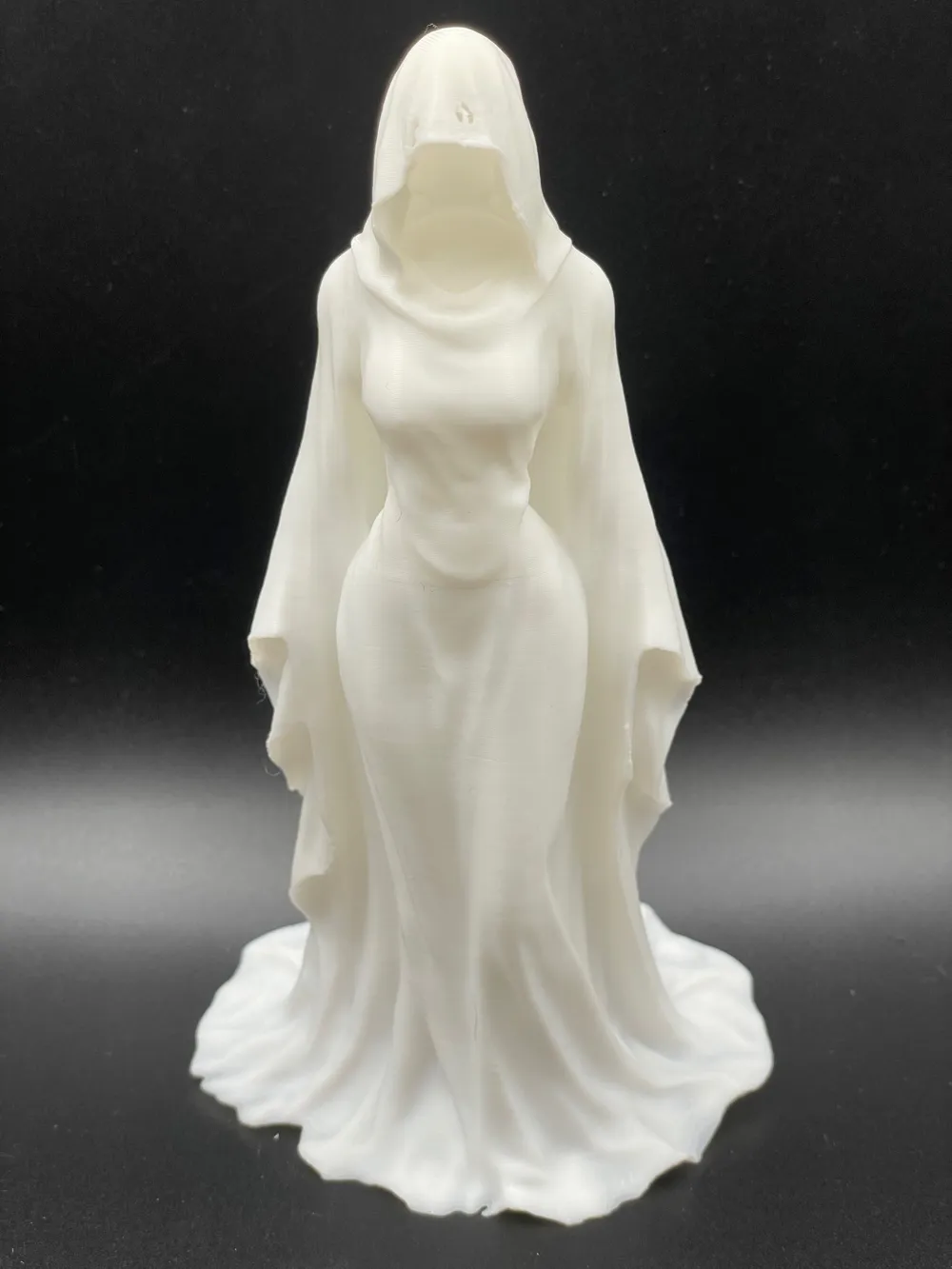 Ghost Lady in white - halloween decoration - Free 3D Print Model ...