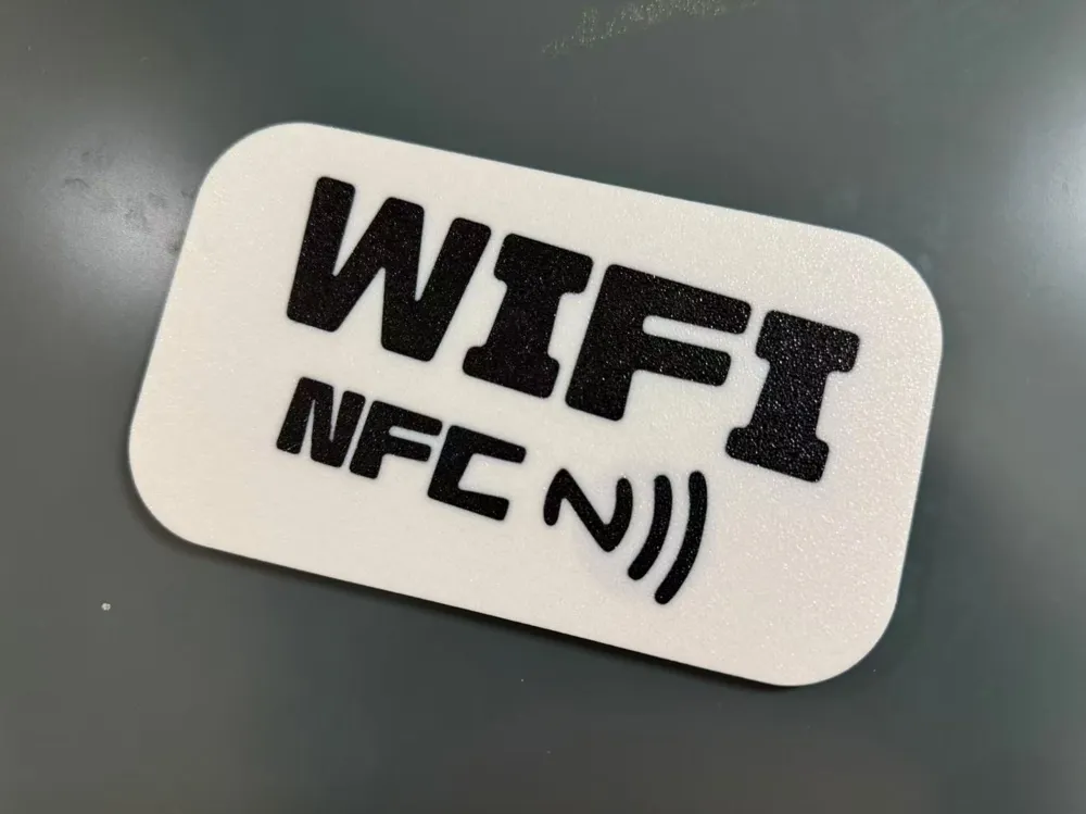 NFC-WIFI tag by 3D打印仙人FrankMakerWorld: Download Free 3D Models