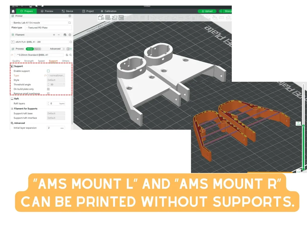 AMS Lite Feeder Compacted Mod Wall and Top Mount by Penguin_holic ...