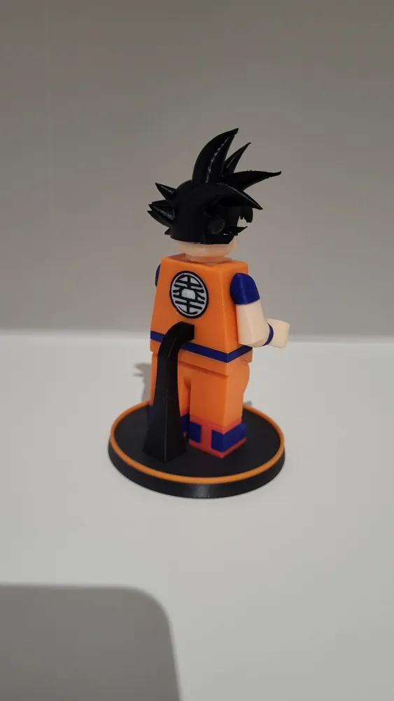Son-Goku Brick - Dragon Ball Z - Free 3D Print Model - MakerWorld