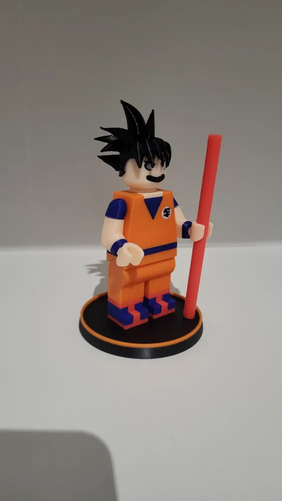 Son-Goku Brick - Dragon Ball Z - Free 3D Print Model - MakerWorld