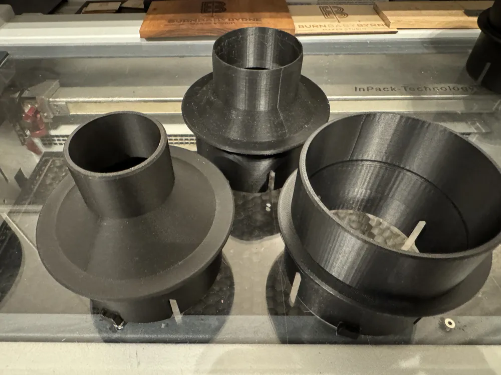Camvac Male Bayonet Connectors - 50 to 100mm - Free 3D Print Model ...