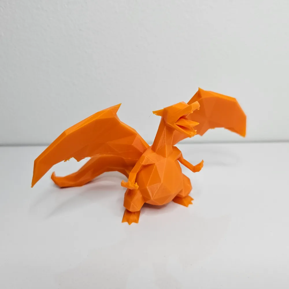 Low Poly Charizard 3" Tall by PerfectPrince - MakerWorld