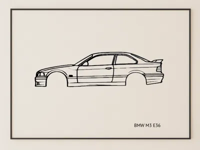 bmw e36 3d print model download - MakerWorld