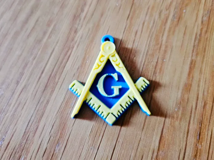 Masonic Square and Compasses sign - keychain - Free 3D Print Model ...