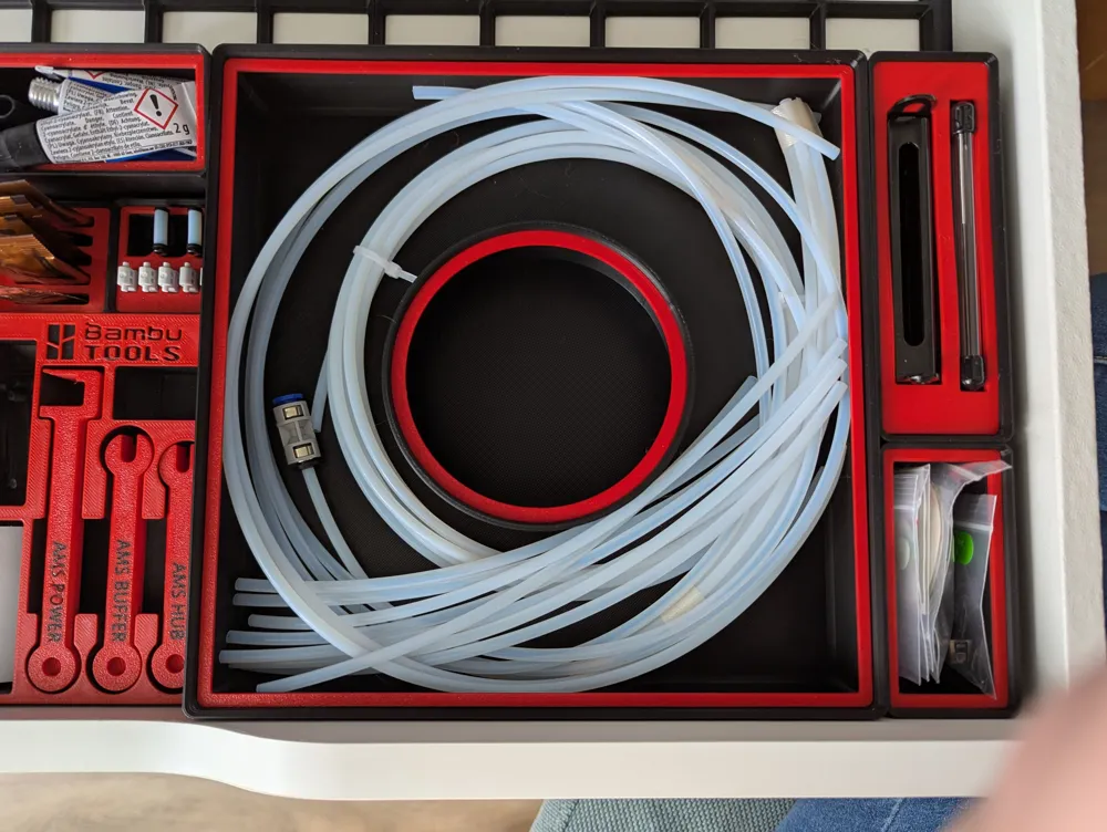 gridfinity tube holder 5x5 by Geek MakerWorld: Download Free 3D Models