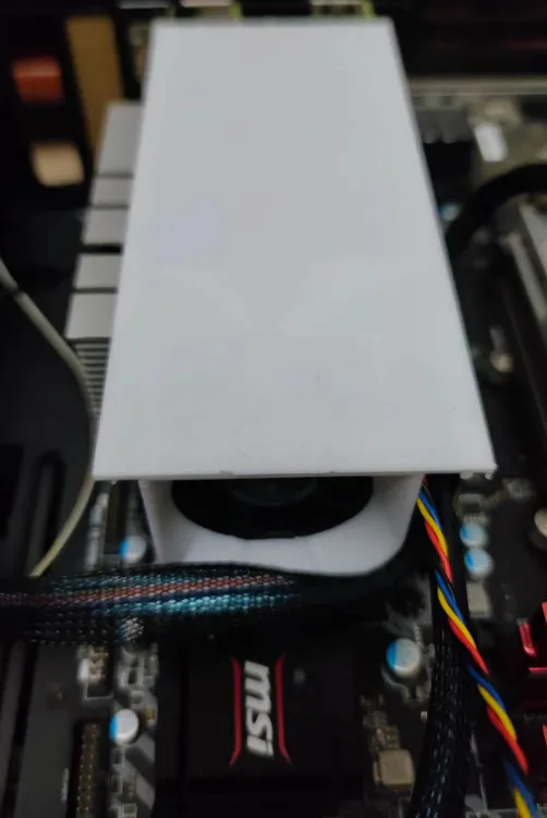 PCIE FAN DUCT/PCIE风扇罩 by nooobe1r - MakerWorld