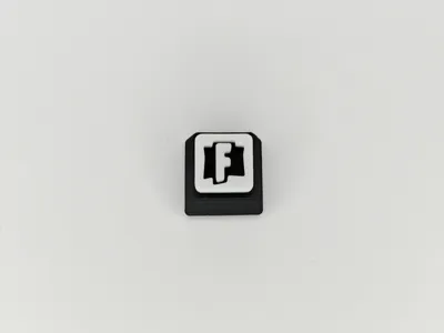 Fortnite Logo Keycap - Free 3D Print Model - MakerWorld