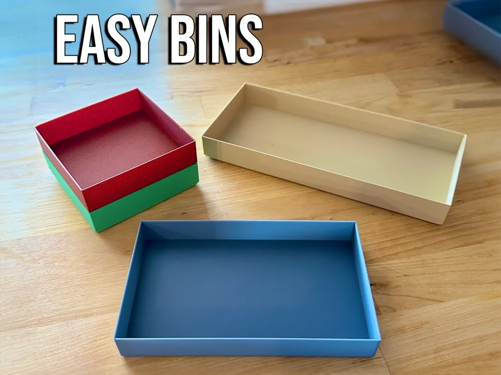 Easy Bins & Storage Trays by Lins - MakerWorld