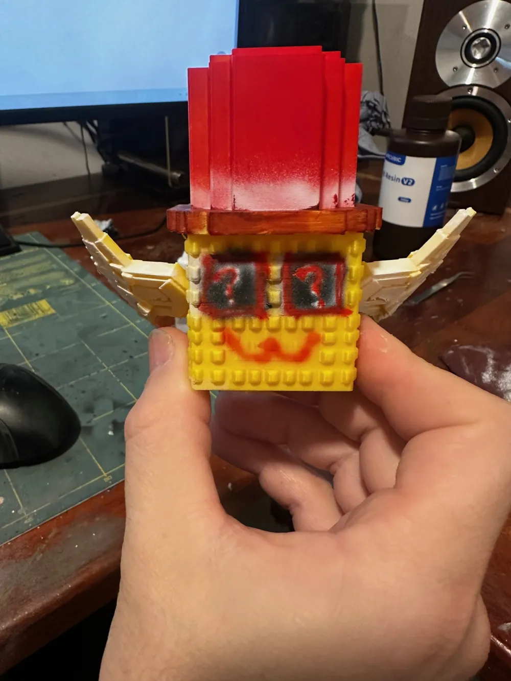 brainrot lucky block admin - Free 3D Print Model - MakerWorld