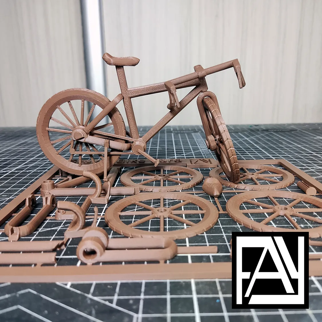 Mini bike kit card - Free 3D Print Model - MakerWorld