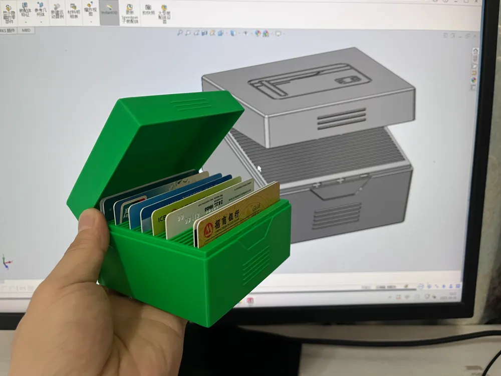 Bank Card/ID Card Storage Case (Print in Place, no supports, A1 mini ...