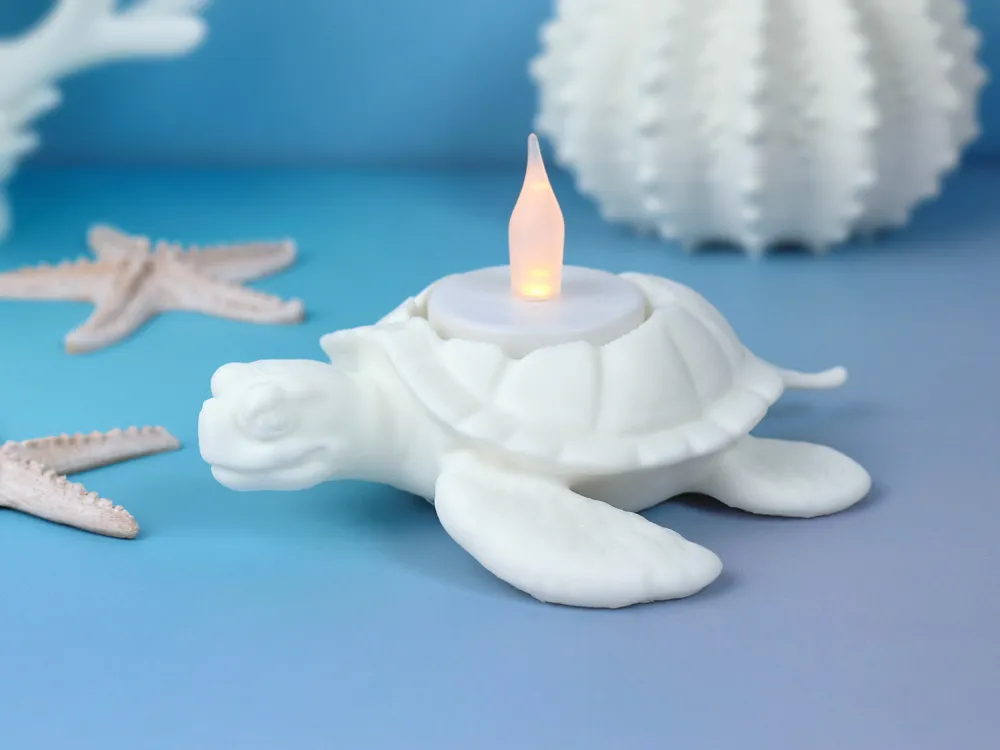 Sea Turtle Tealight Holder - Free 3D Print Model - MakerWorld