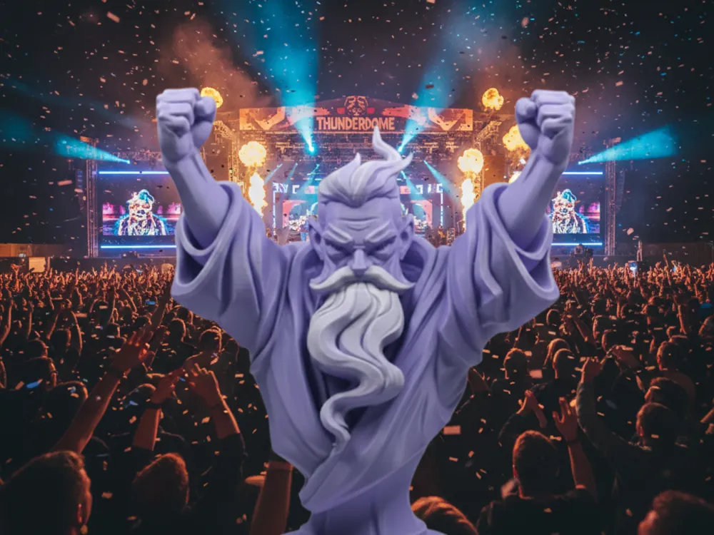 thunderdome the wizard - Free 3D Print Model - MakerWorld