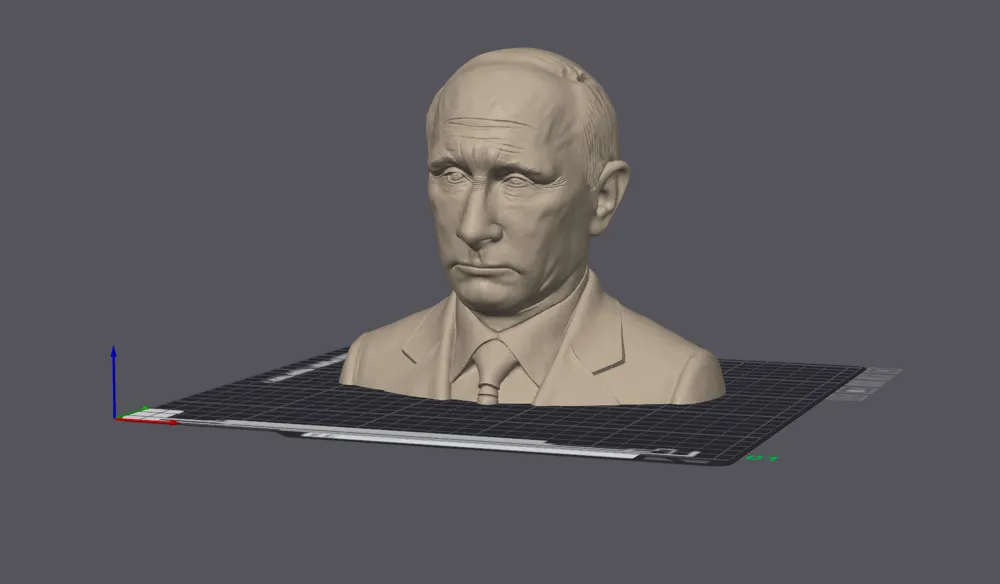 Vladimir Putin Bust 130mm - Free 3D Print Model - MakerWorld