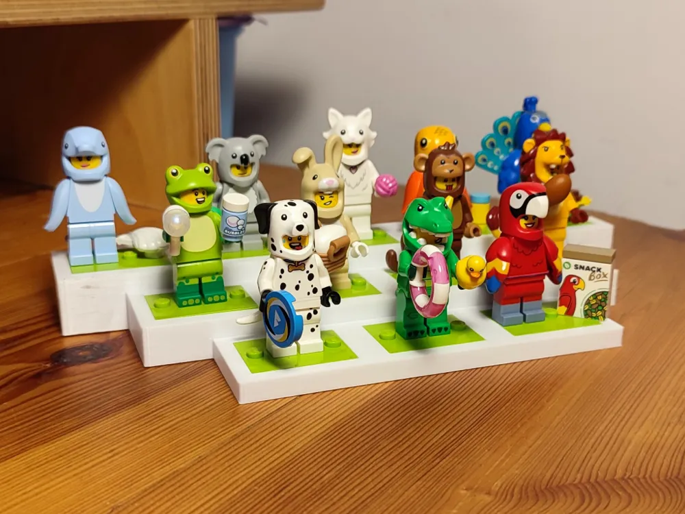 Legos Minifigure Display Stand - Free 3D Print Model - MakerWorld