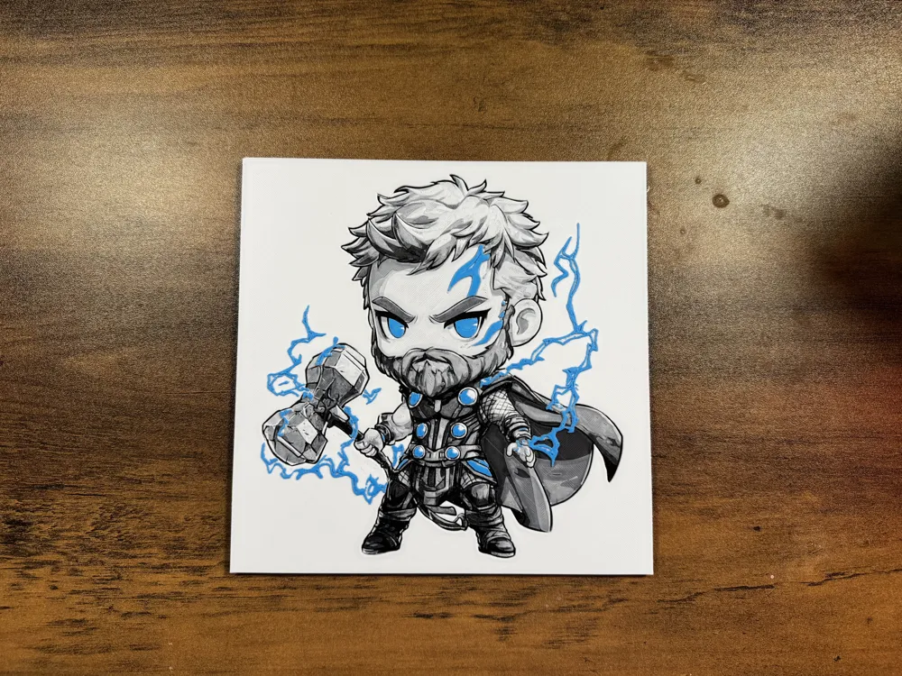 Chibi Thor – God of Thunder Print by 3D Prints By Vic MakerWorld ...