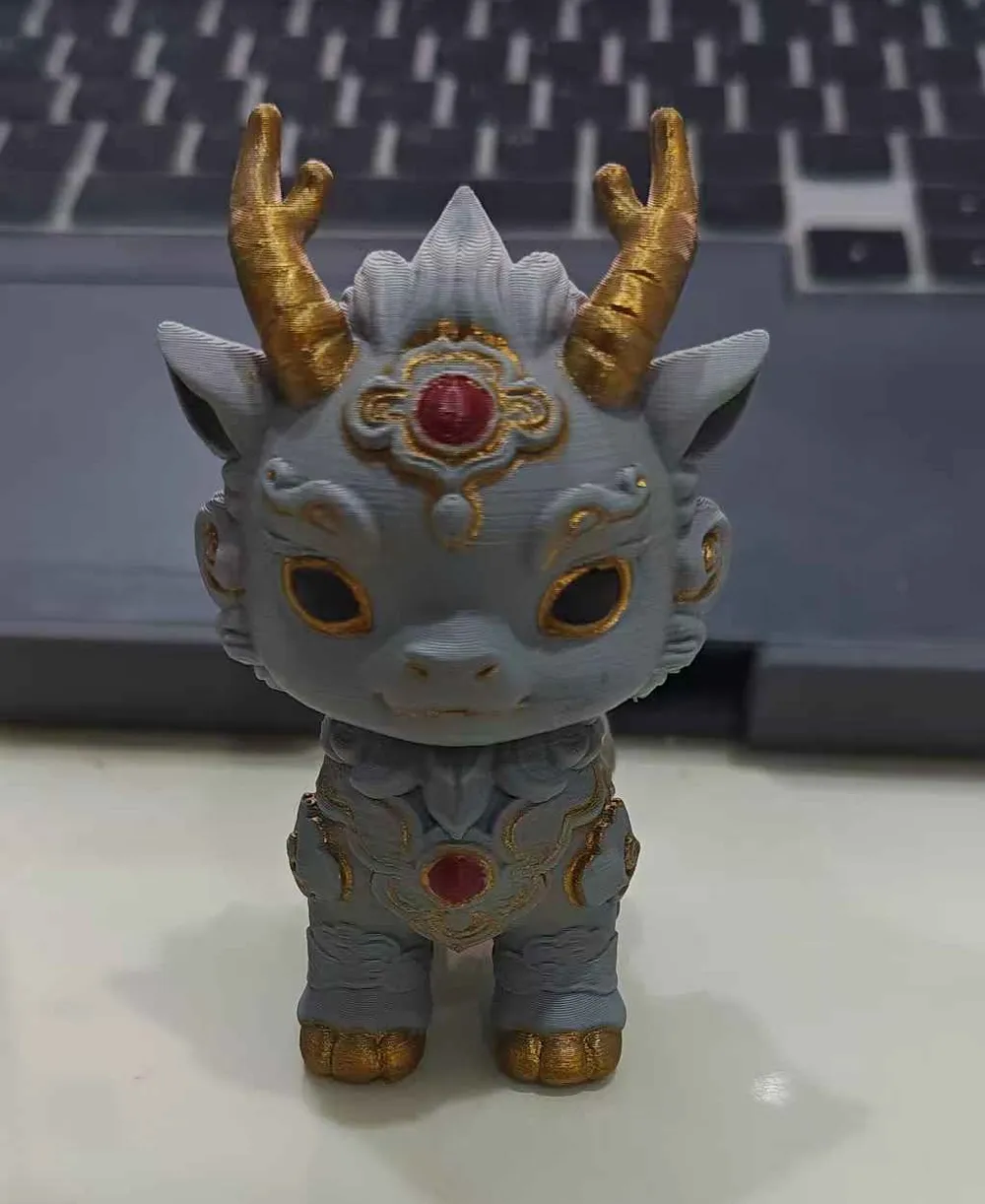 Auspicious Beast Welcomes Spring - Free 3D Print Model - MakerWorld