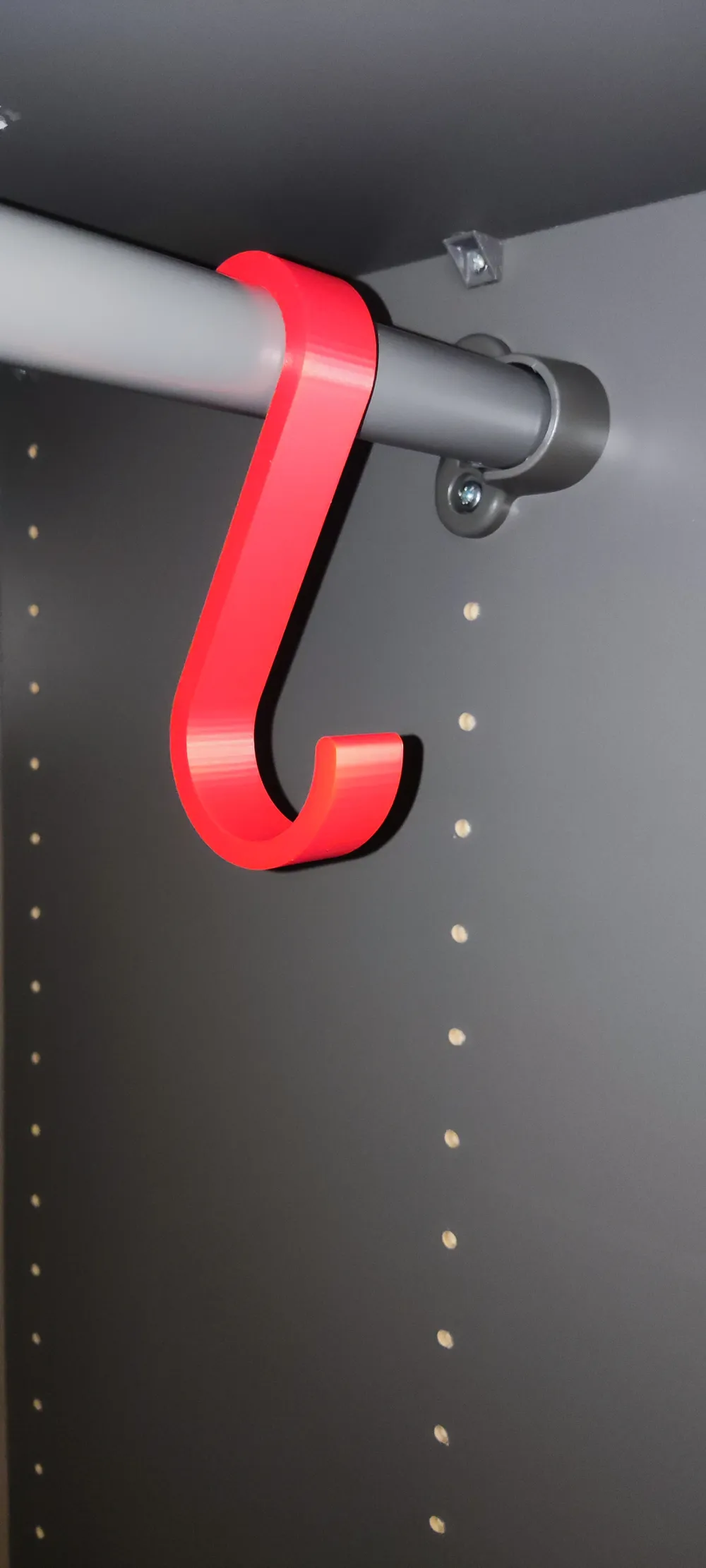 Parametric S-Hook for Closet Rods - Any size ! - Free 3D Print Model ...