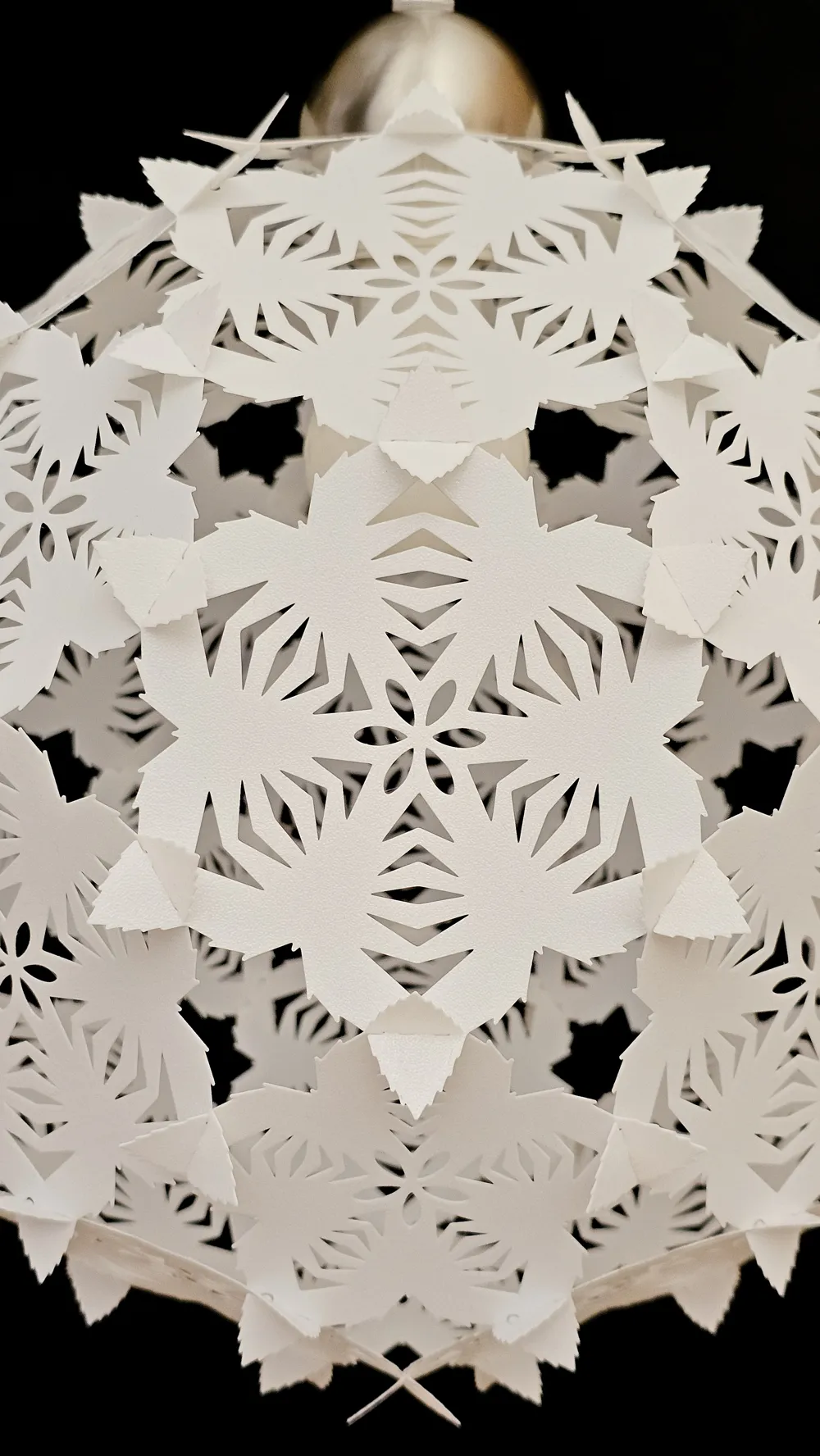 Snow Spike - 3D printed puzzle snowflake lamp xmas - Free 3D Print ...