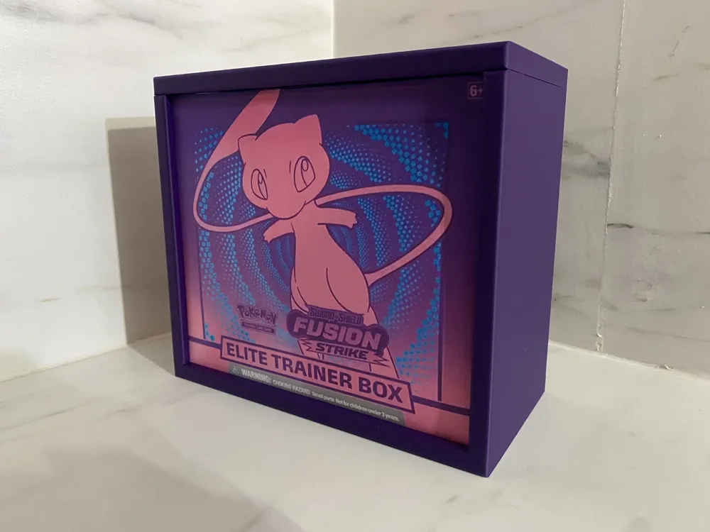 Pokemon ETB Box Protector Case Fusion Strike - Free 3D Print Model ...