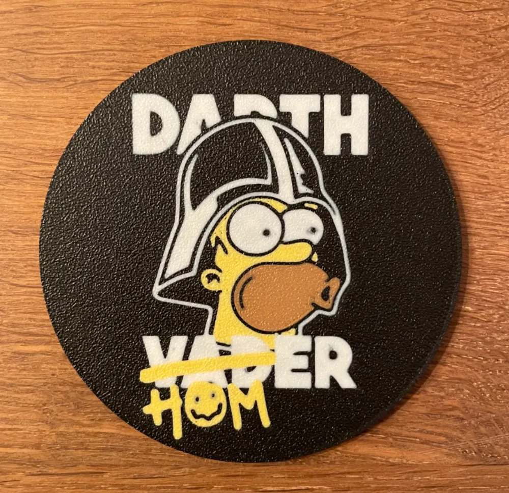 Homer Simpson Coaster / Star Wars / Darth Vader / by 3D Prints This ...