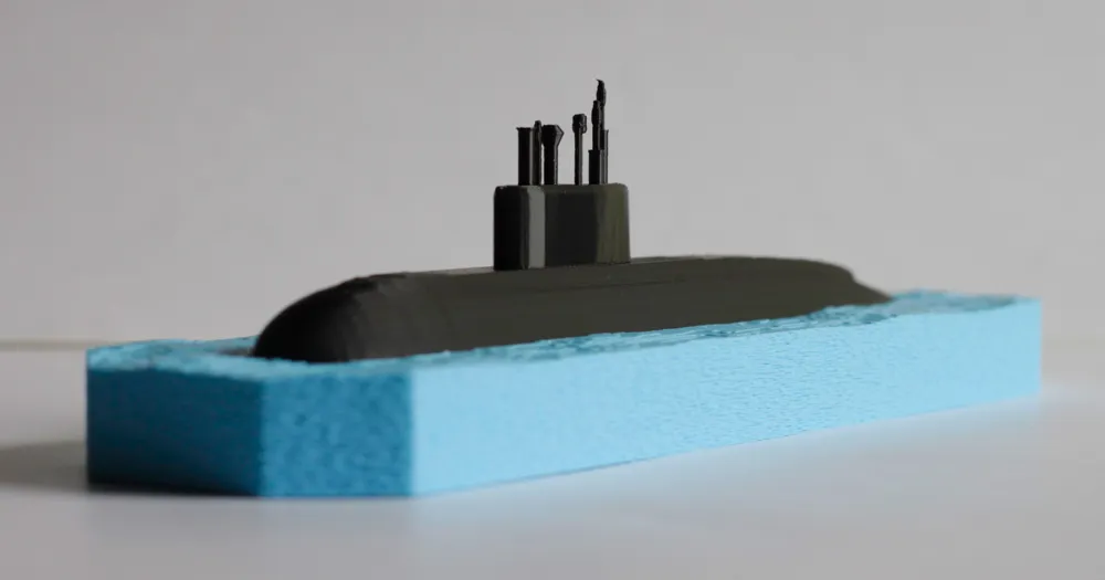 Submarine Diorama by PaperPlaneLab - 纸飞机工作室 - MakerWorld