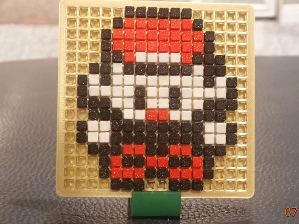Pokemon Red character pixel art by random MakerWorld: Download Free 3D ...