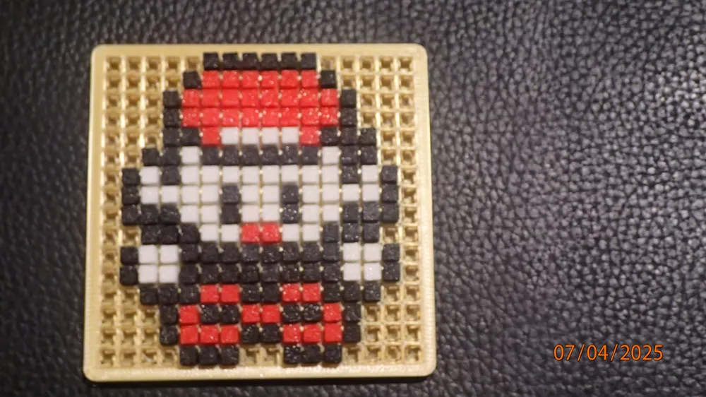 Pokemon Red character pixel art by random MakerWorld: Download Free 3D ...