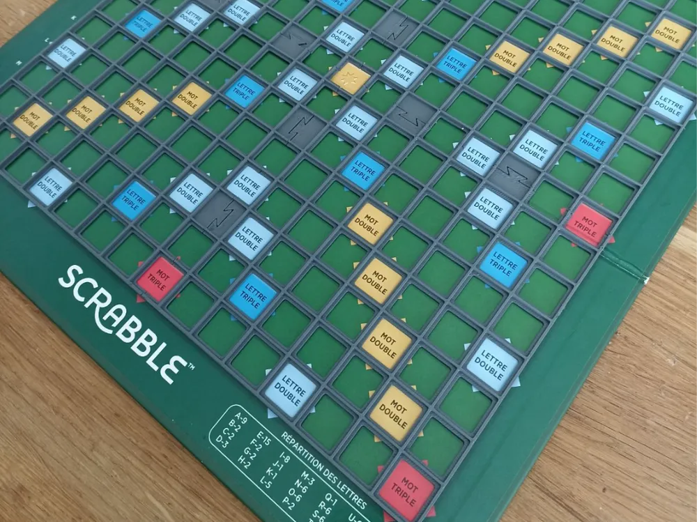 four-part scrabble grid by Moshibi MakerWorld: Download Free 3D Models