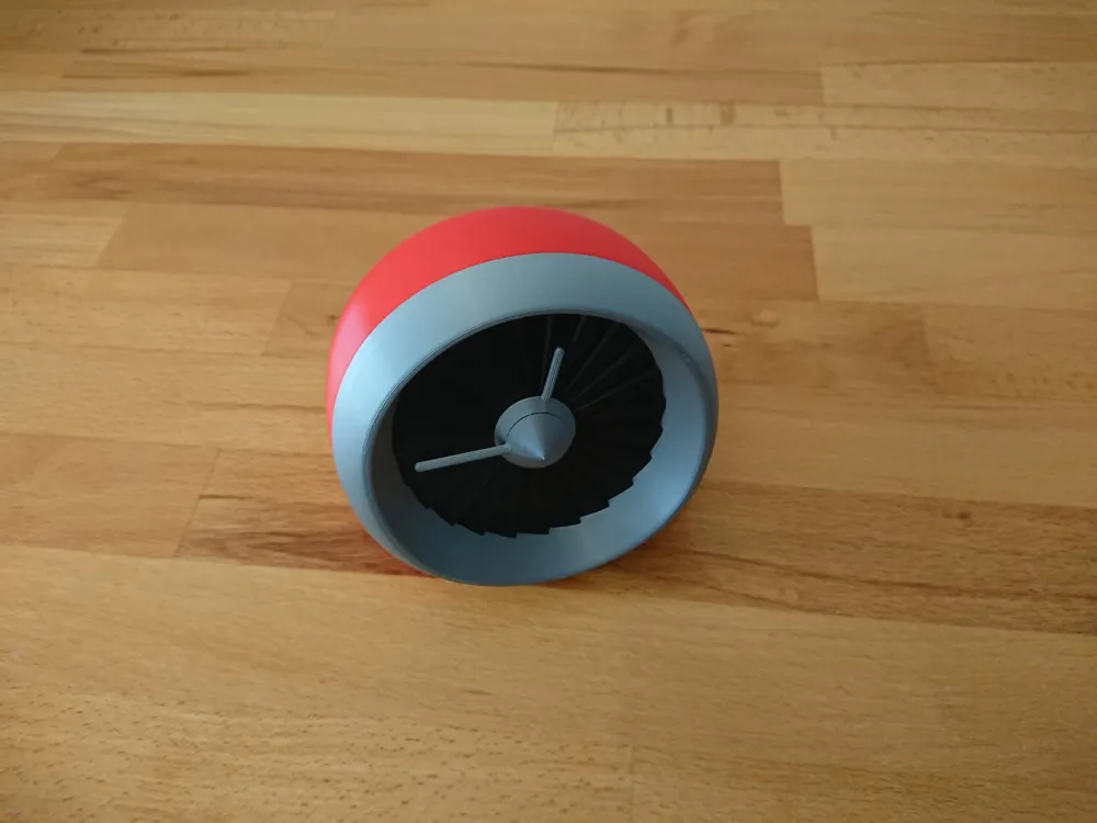 Jet Engine Clock Mini by mkl3D MakerWorld: Download Free 3D Models
