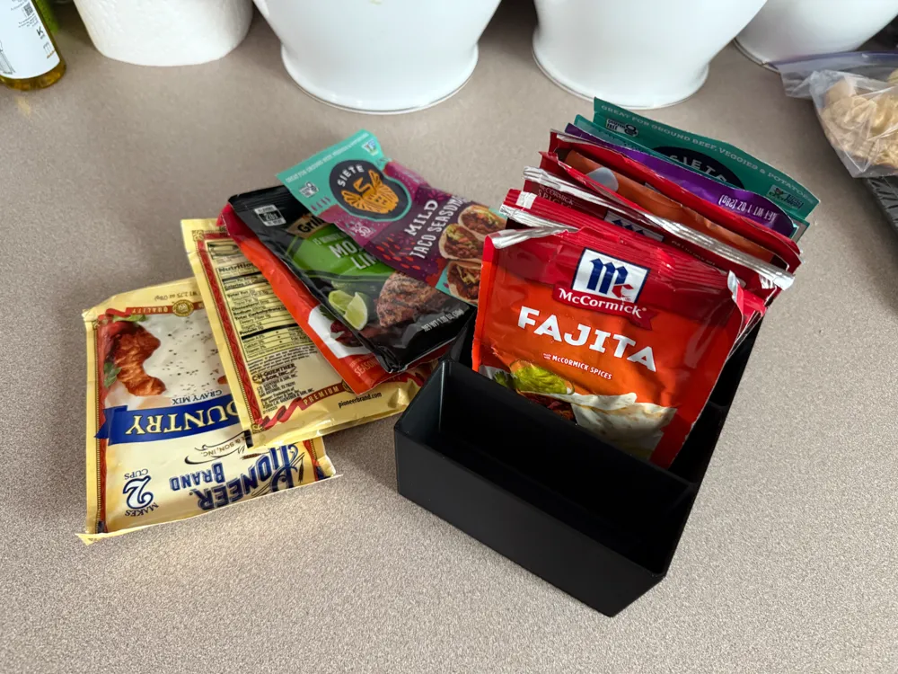 spice packet tray - Free 3D Print Model - MakerWorld