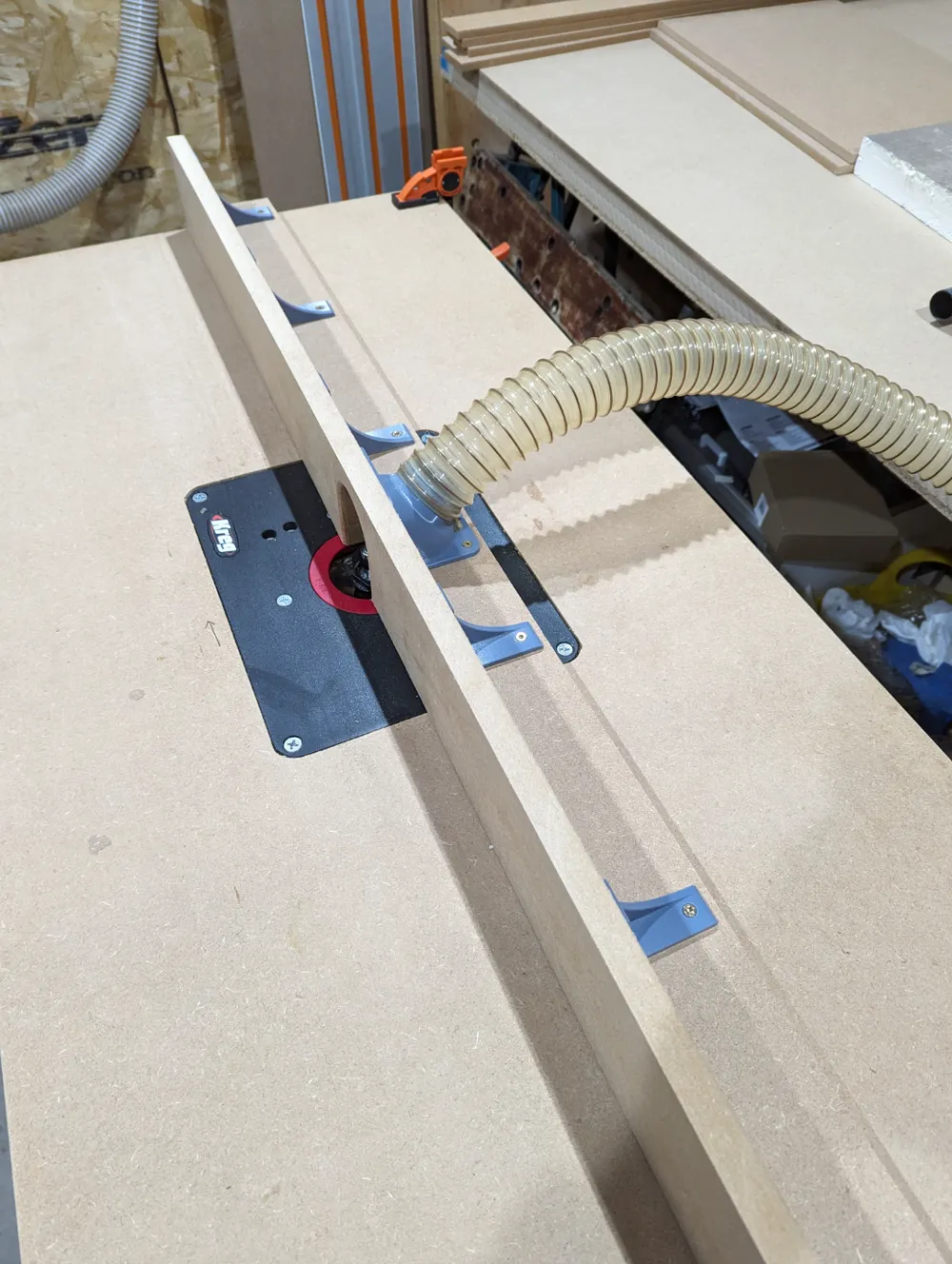 Router fence parts with dust collection by mike_kean - MakerWorld