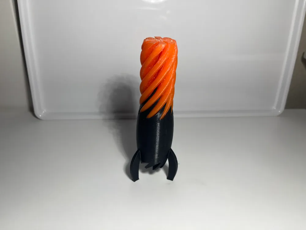 Impossible Passthrough Rocket by Arc3dprinting - MakerWorld