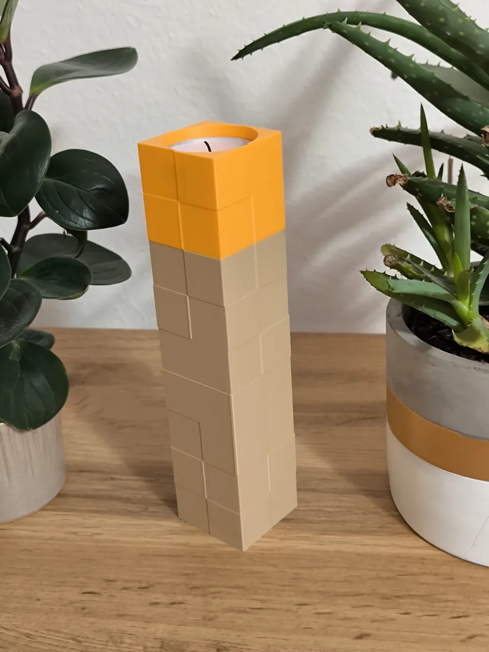 Antorcha de Minecraft - Portavelas de té - Modelo de impresión 3D ...