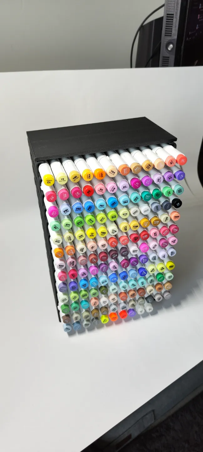 OHUHU - Stackable Marker Pen Holder by Mr.TiePie MakerWorld: Download Free 3D Models