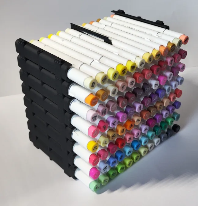 OHUHU - Stackable Marker Pen Holder by Mr.TiePie - MakerWorld