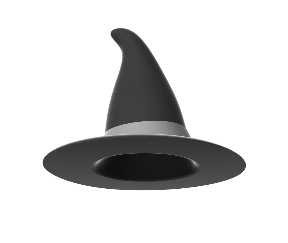 Halloween Witch Hat Decoration - Free 3D Print Model - MakerWorld
