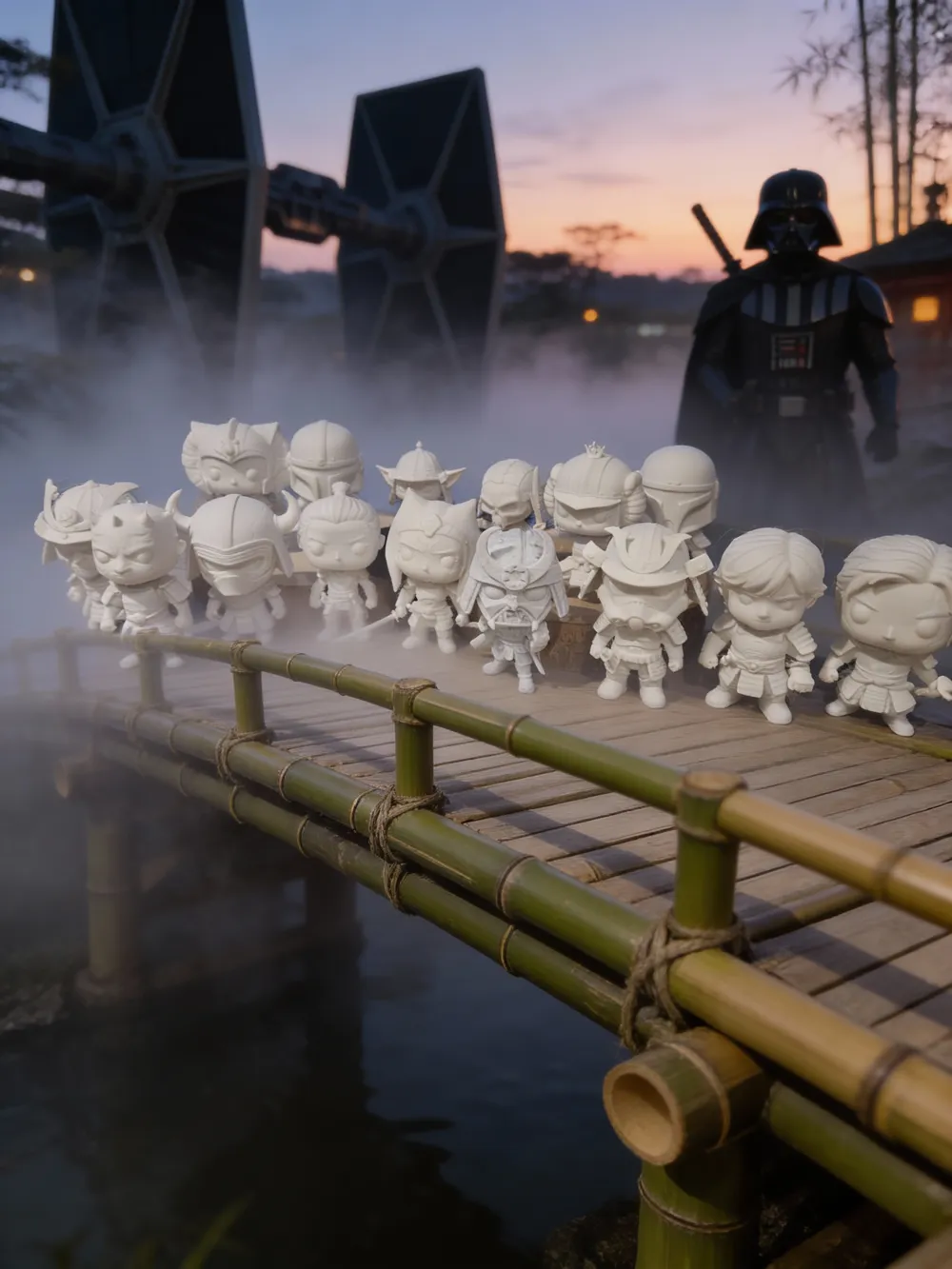 Star Wars - Samurai Series Chibis - Free 3D Print Model - MakerWorld