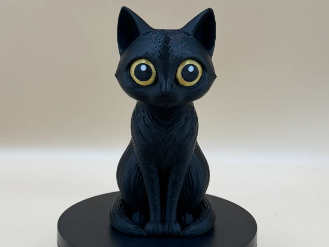 Midnight Moonwatch Cat - Free 3D Print Model - MakerWorld