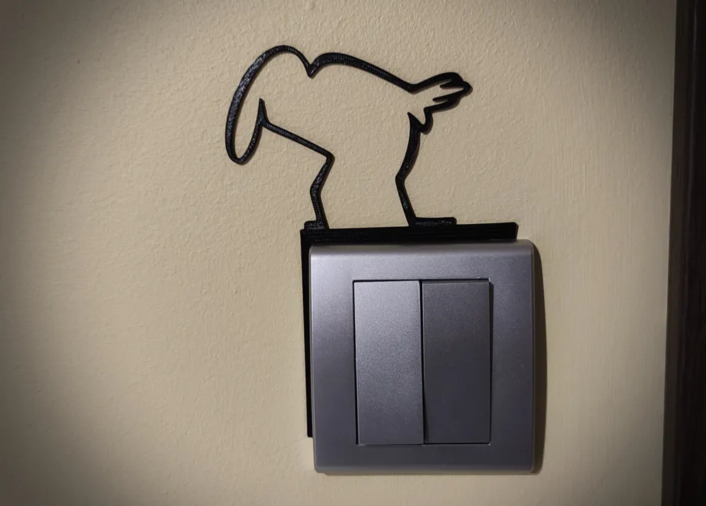 Funny Light Switch Gadget – La Linea Balum 7 - Free 3D Print Model ...