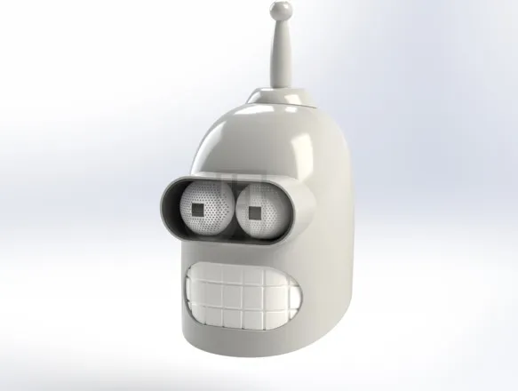 Bender Helmet – New Eye Set! by javiles MakerWorld: Download Free 3D Models