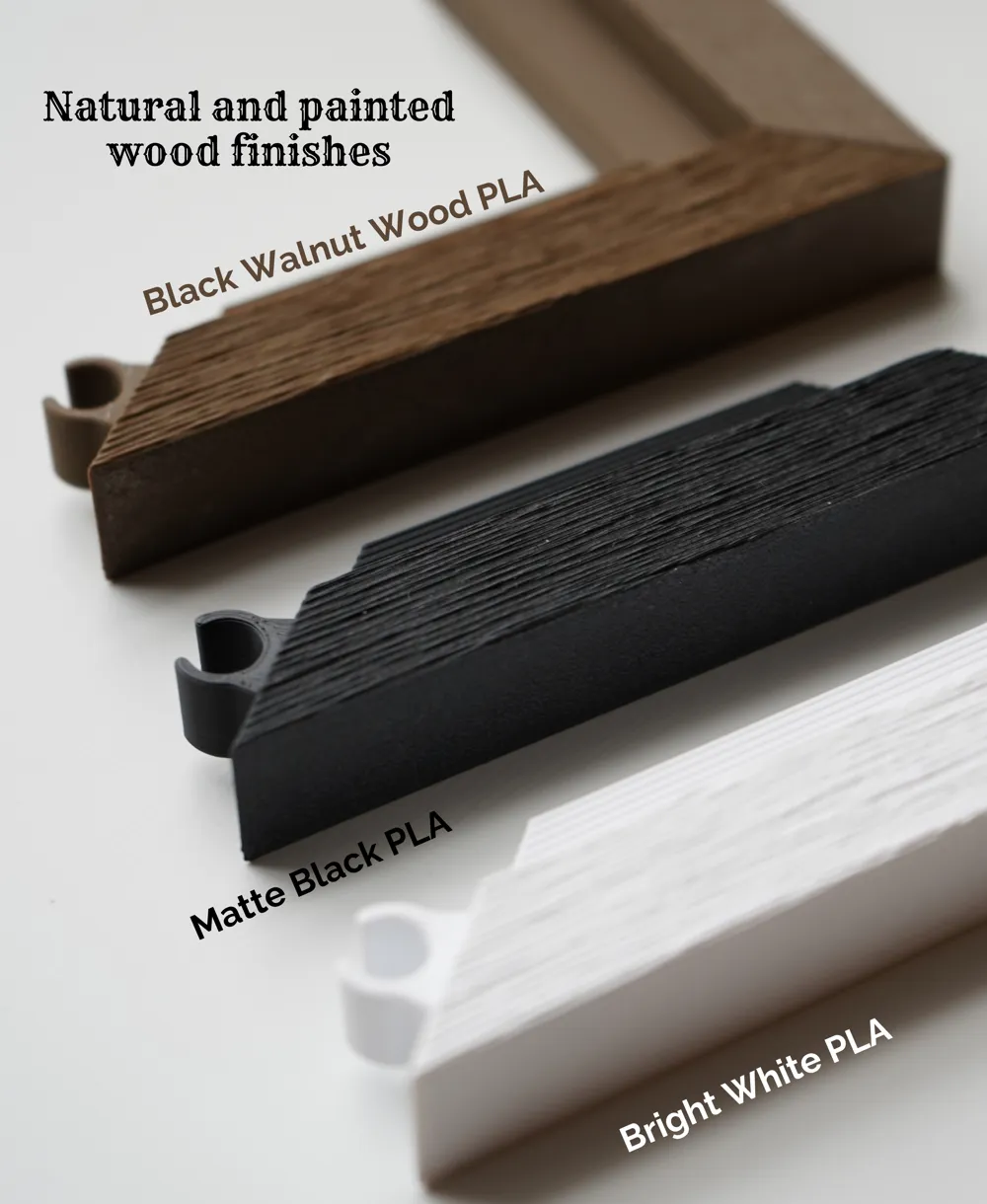 Wood Textured Snap Frames by Micropolitan MakerWorld: Download Free 3D ...