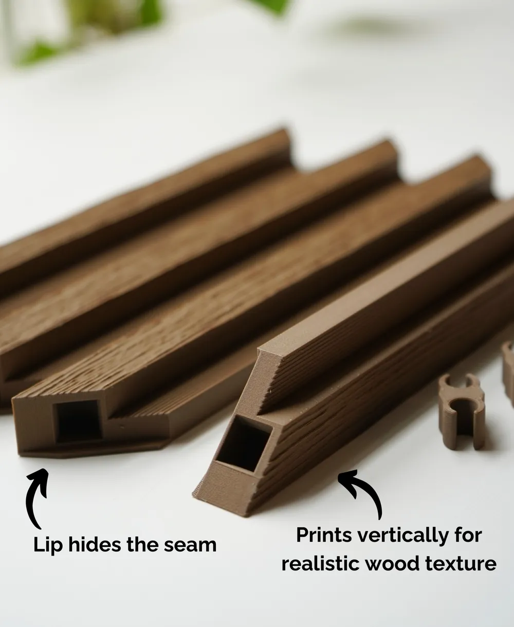 Wood Textured Snap Frames by Micropolitan MakerWorld: Download Free 3D ...