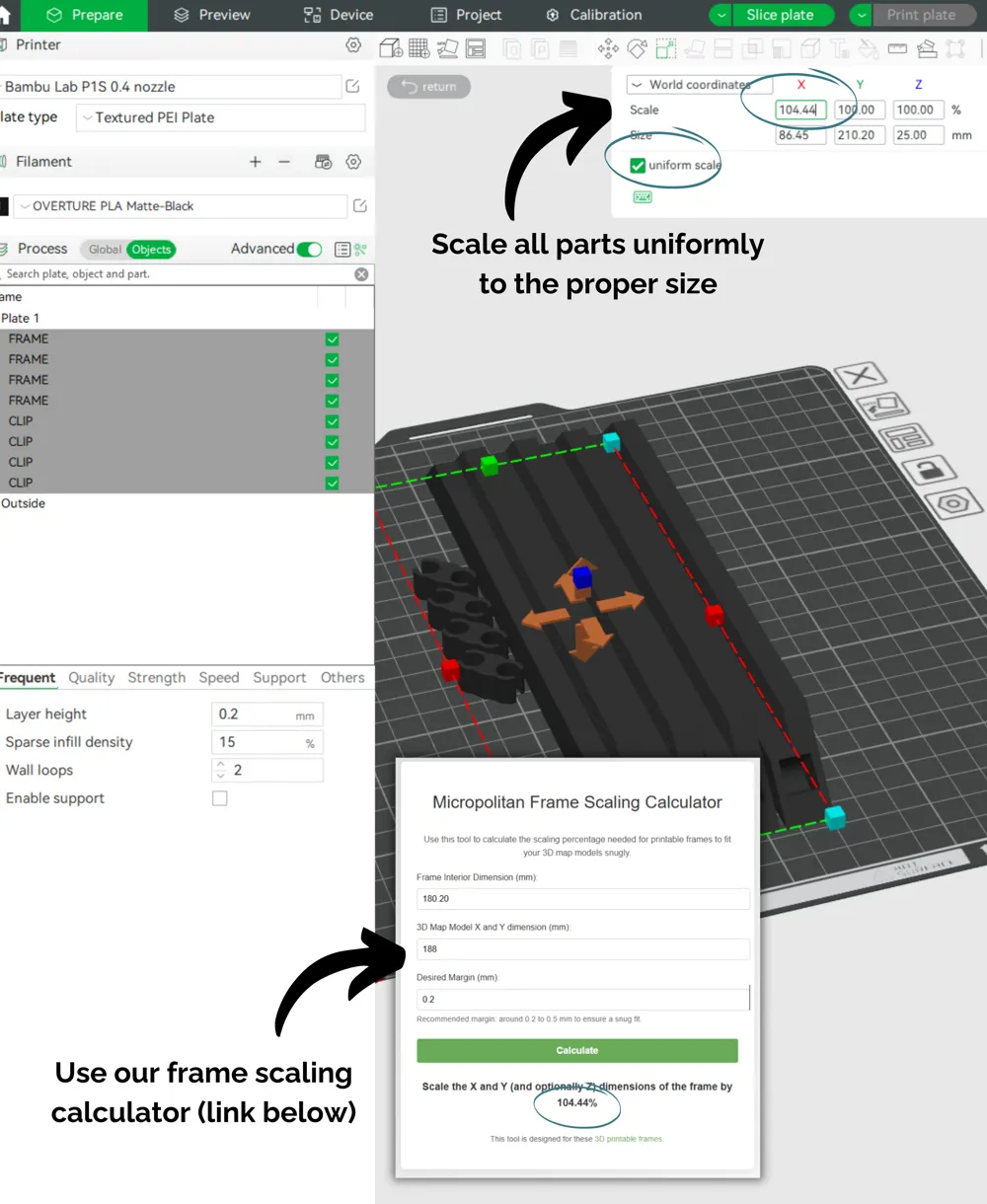 Wood Textured Snap Frames by Micropolitan MakerWorld: Download Free 3D ...
